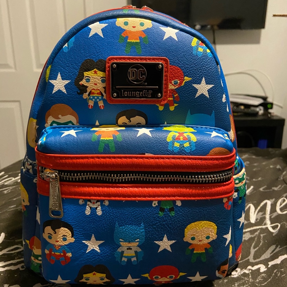 Loungefly Justice League Chibi Mini Backpack - Gem